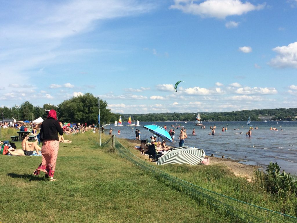 Les plages de Magog en bonne santé - Le Reflet du Lac