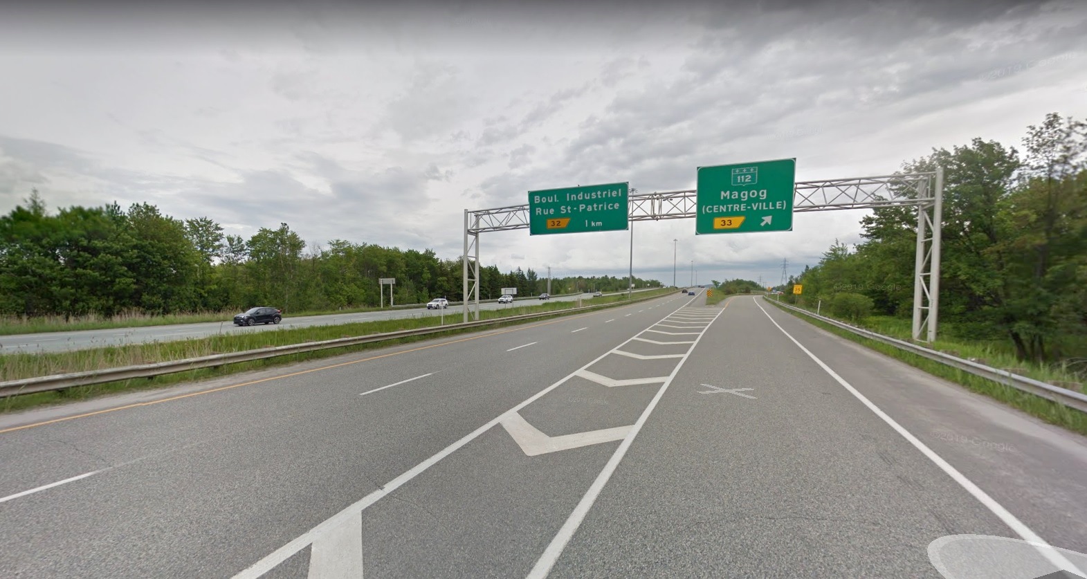 Deux mois d'asphaltage sur l'autoroute 55 entre Magog et Sainte ...