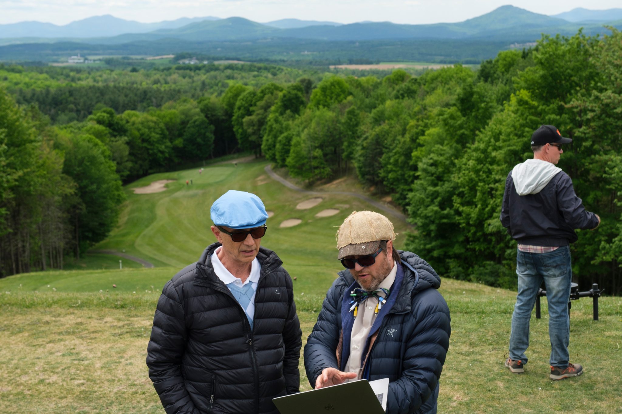 Thierry Lhermitte en tournage à Dufferin Heights - Le Reflet du Lac