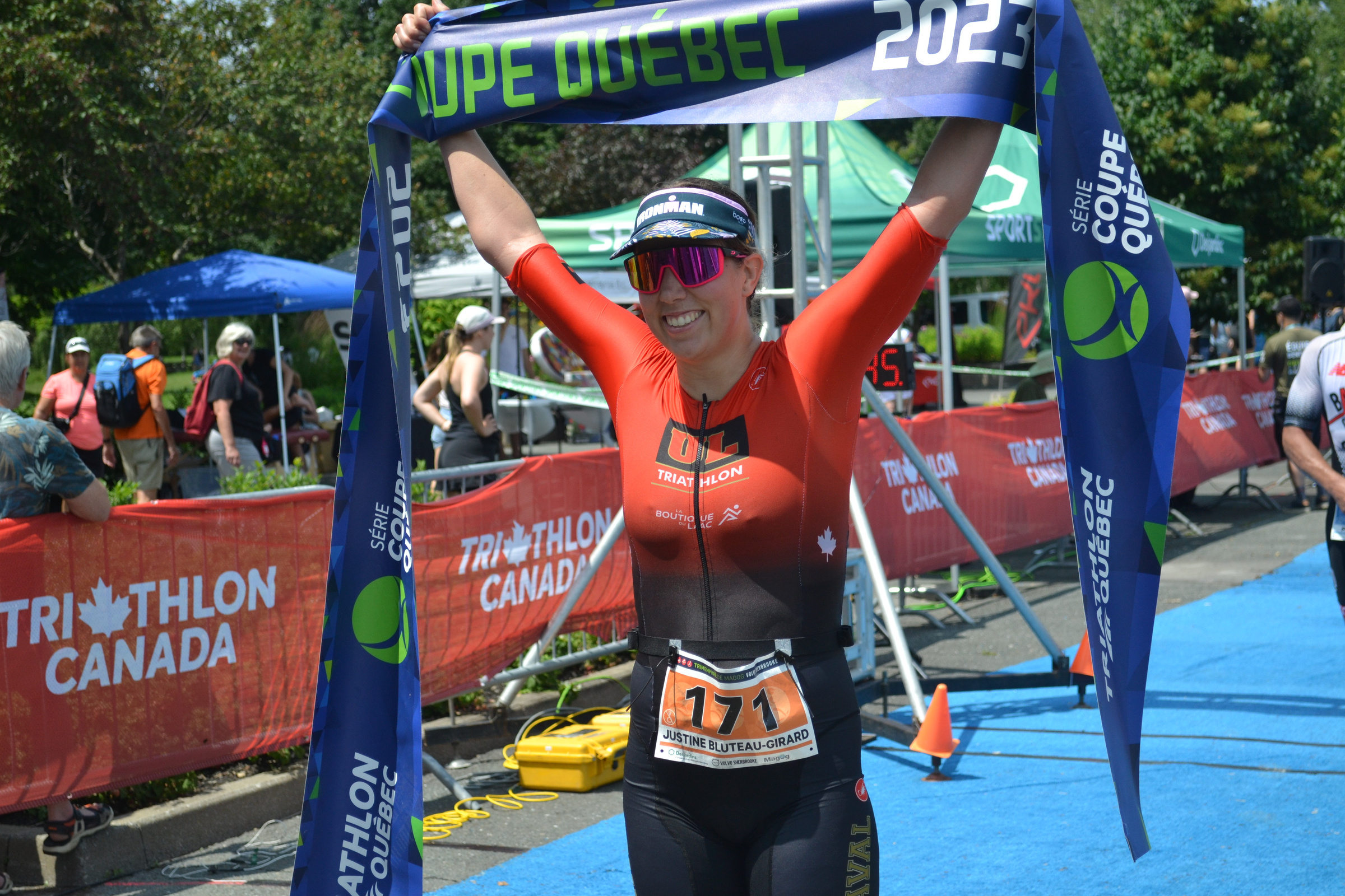 Les athlètes bravent le Trimemphré - Le Reflet du Lac