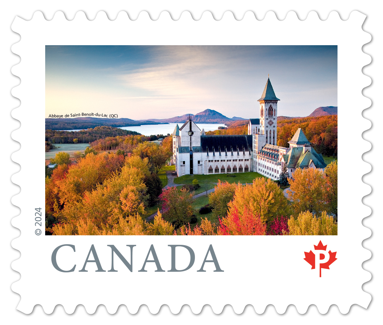 Postes Canada choisit l'Abbaye pour un nouveau timbre - Le Reflet du Lac