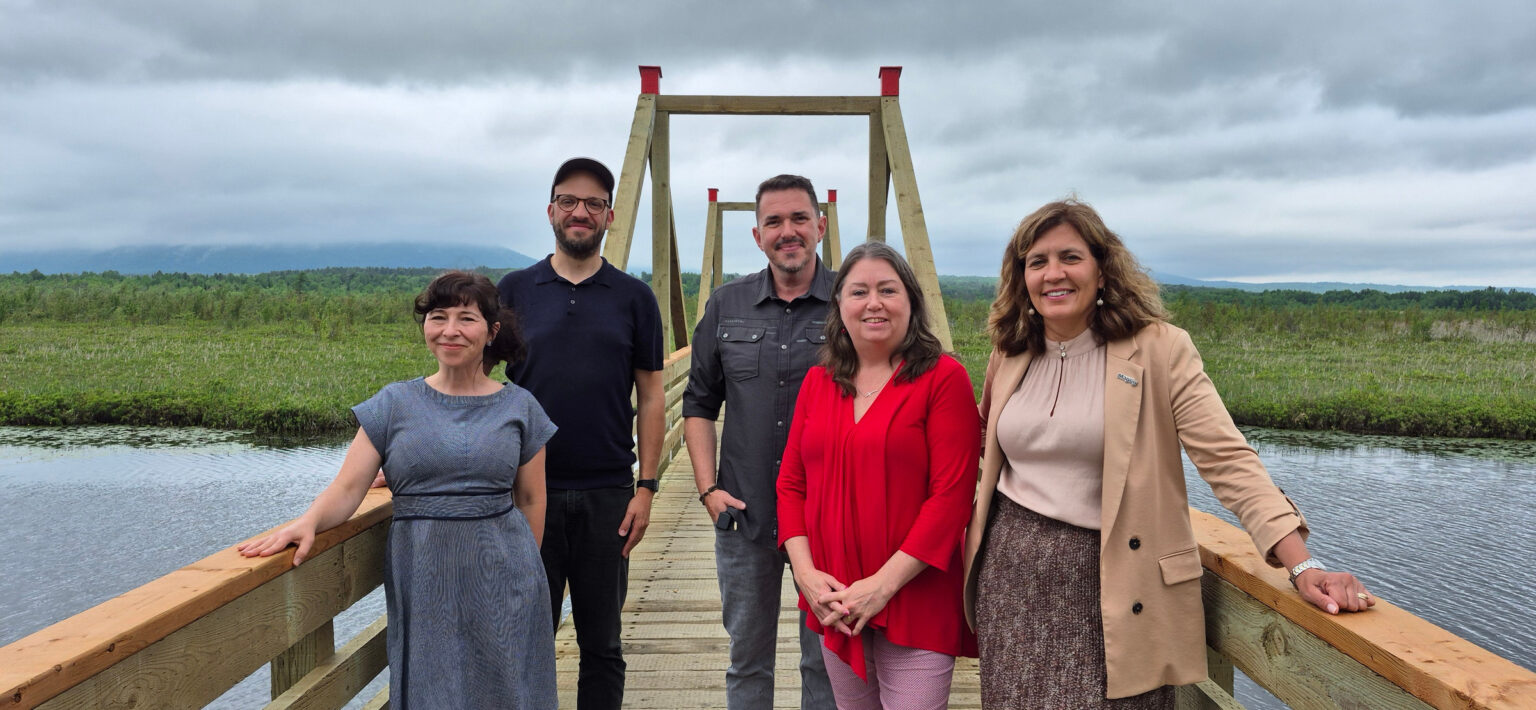 Le pont qui enjambe la Rivière-aux-Cerises est rouvert aux marcheurs ...